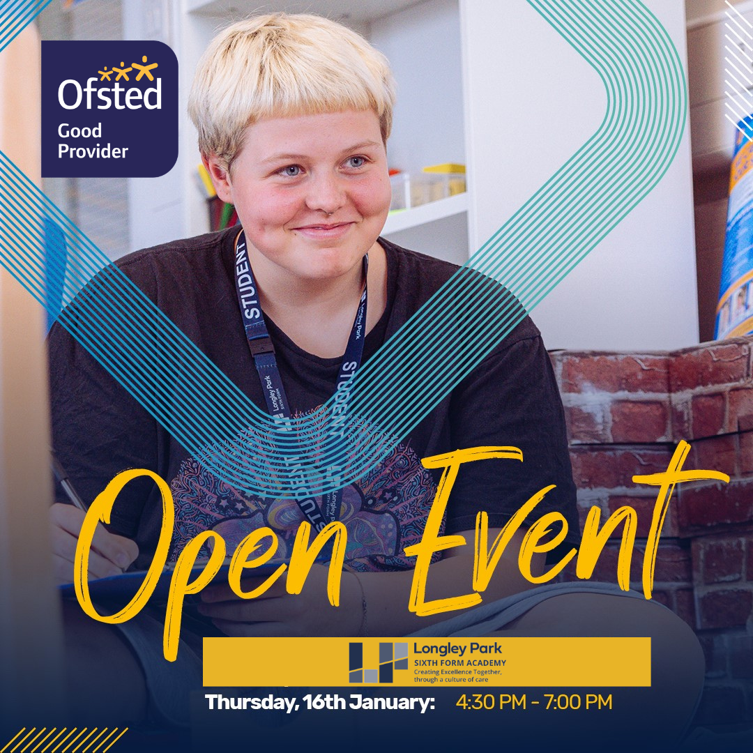 Event Details - Longley Park Sixth Form Academy Open Evening